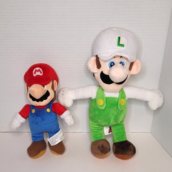 Nintendo | Toys | Nintendo Super Mario Stuffed Mario And Luigi Plush ...